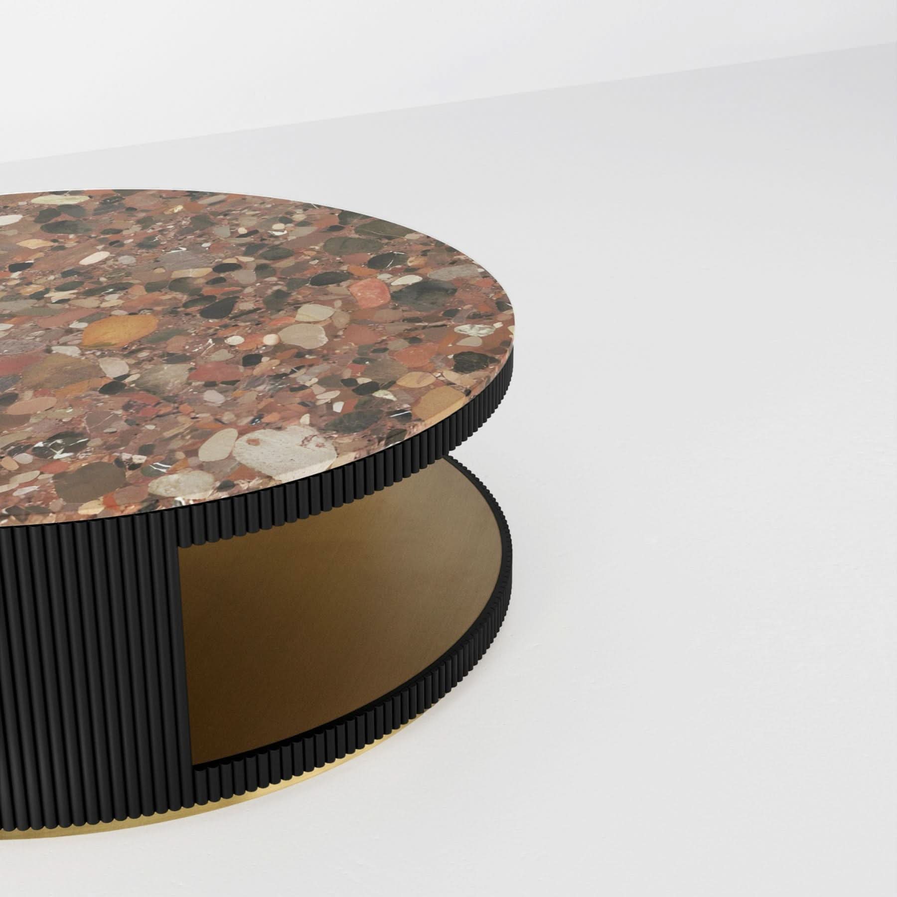 INFINITY COFFEE TABLE - MARBLE/BRASS – The Line Concept